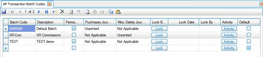 Transaction Batch Codes